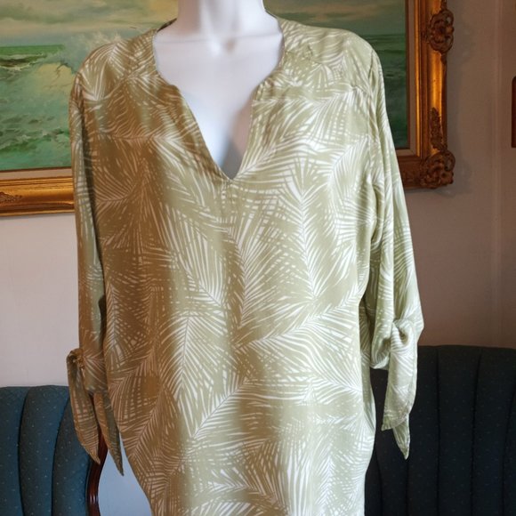 grand & greene | Tops | Grand And Greene Size Medium Sleeve Tie Olive ...